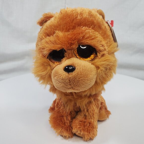 Toys | Ty Beanie Boo Boos Barley The Chow Chow Puppy Dog 6 Plush Toy ...